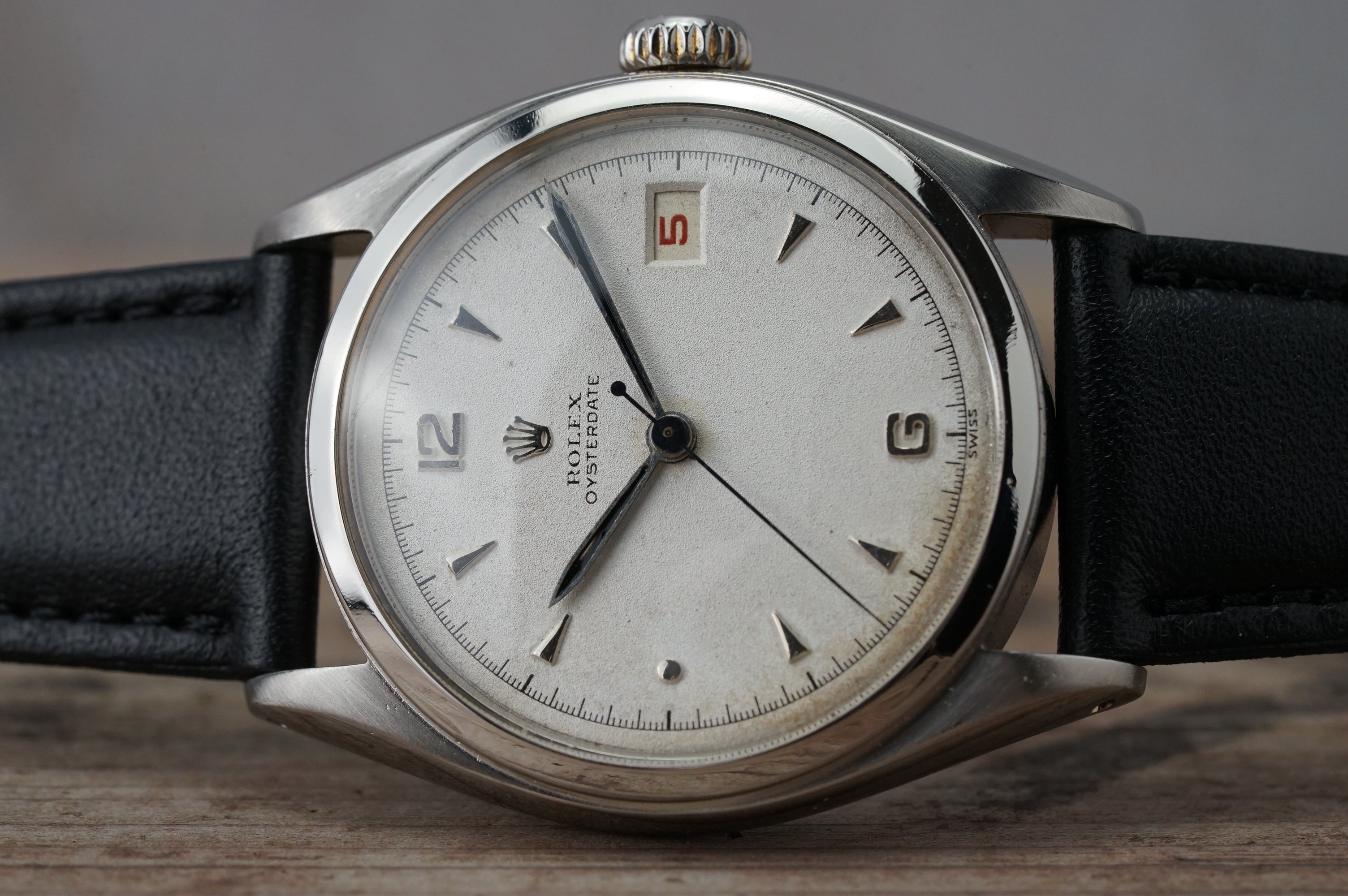 Serviced Vintage ROLEX OysterDate 6094 Manual cal.740 34mm Men Watch 1 ...